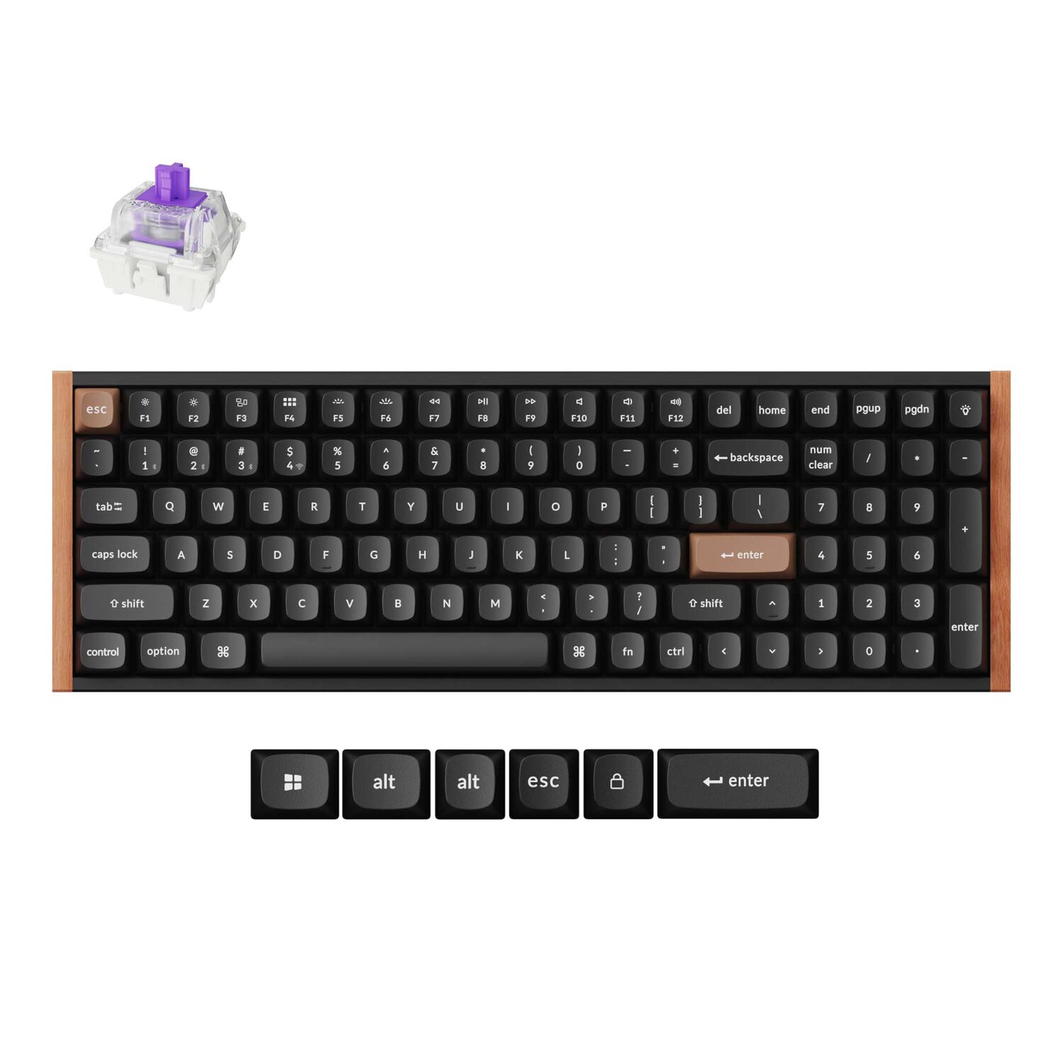 Keychron K4 HE Wireless Magnetic Switch Mechanical Keyboard (96% Layout ...